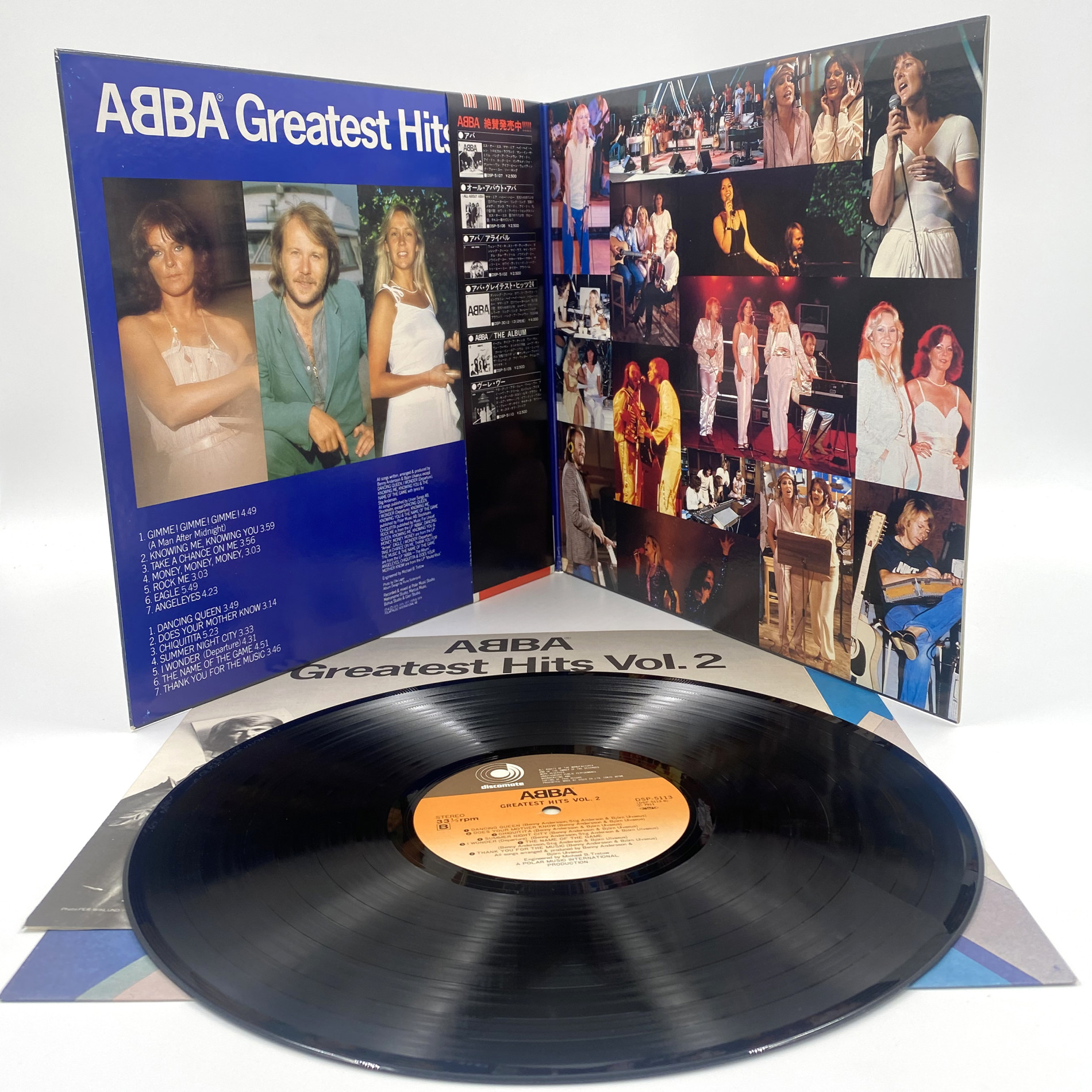ABBA vinyl record - Greatest Hits Vol. 2 (Japanese Edition) - buy at Quals