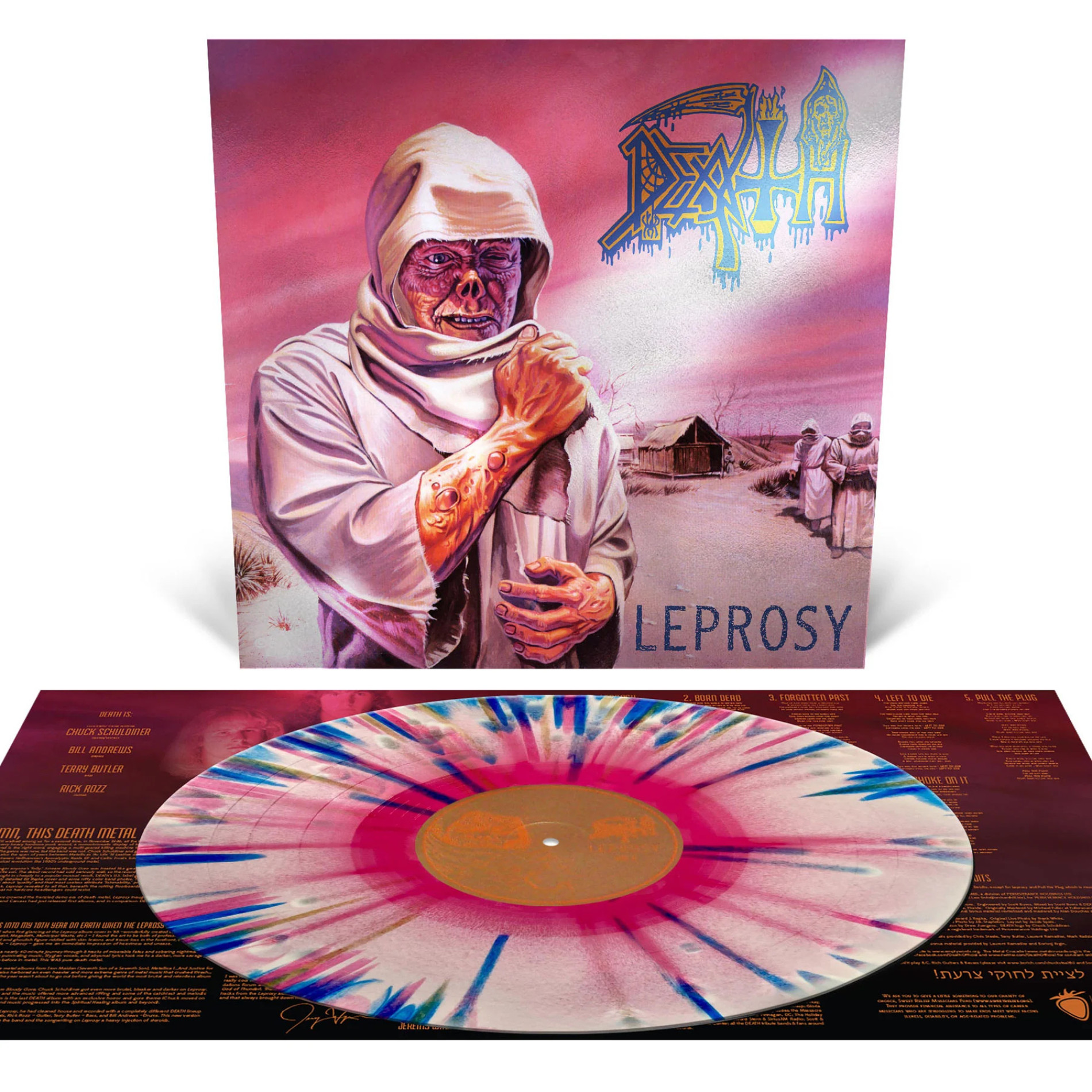 Death vinyl record - Leprosy (Splatter Vinyl) - buy at Quals